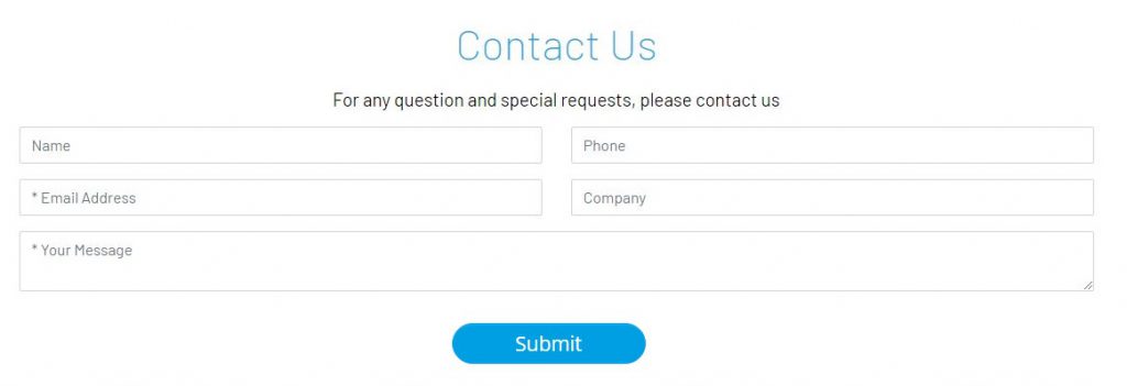 Specifying contact information on your registration form | forms-wizard.com